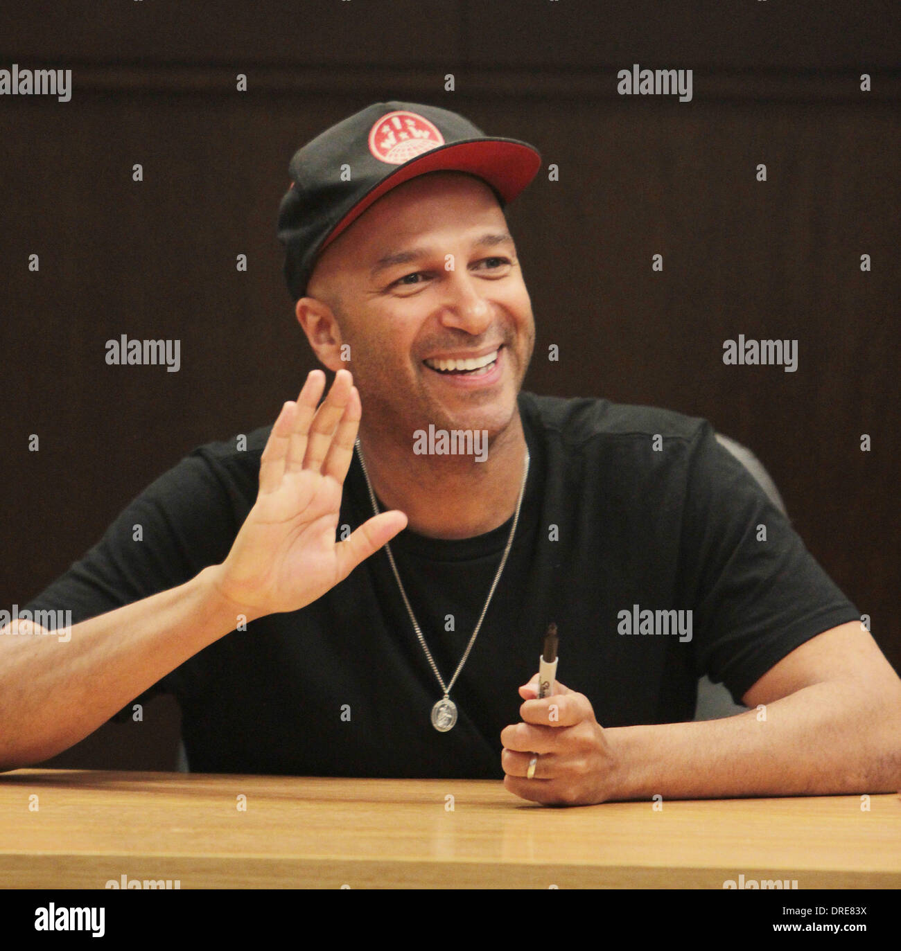 Tom Morello signs copies of his graphic novel 'Orchid' at Barnes ...