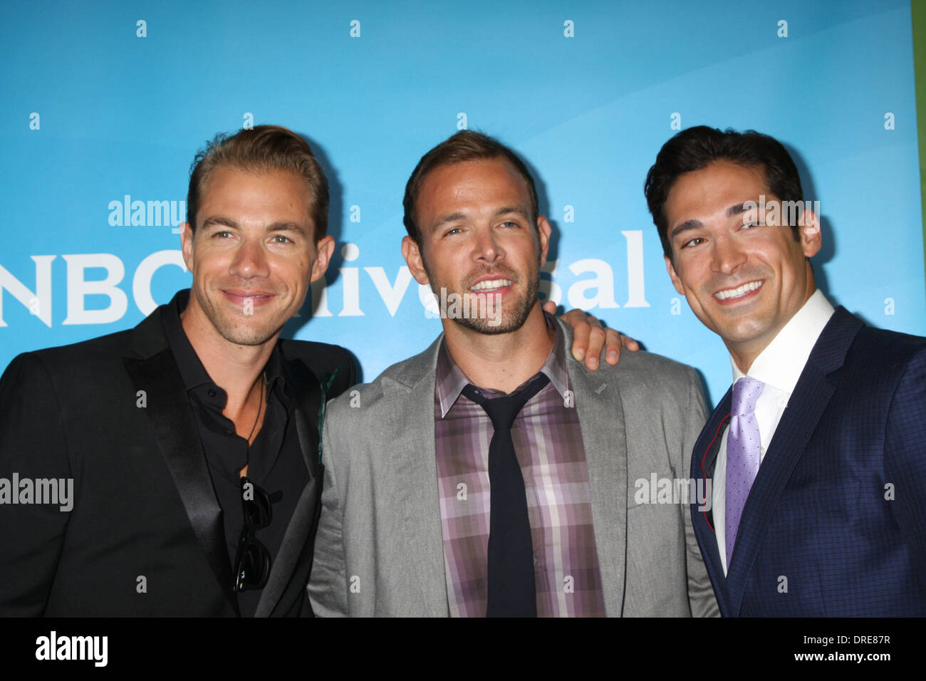 Tim Lopez, Ernesto Arguello, Ben Patton NBC Universal Press Tour at ...
