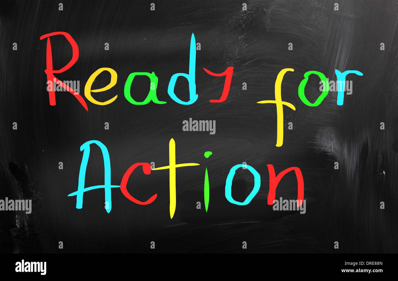 Ready For Action Concept Stock Photo - Alamy