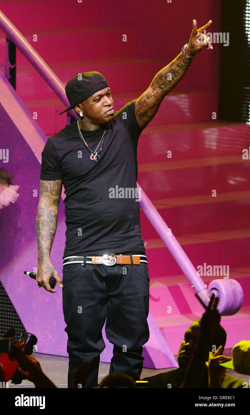 Birdman performing live on the Nicki Minaj Tour at James L Knight ...