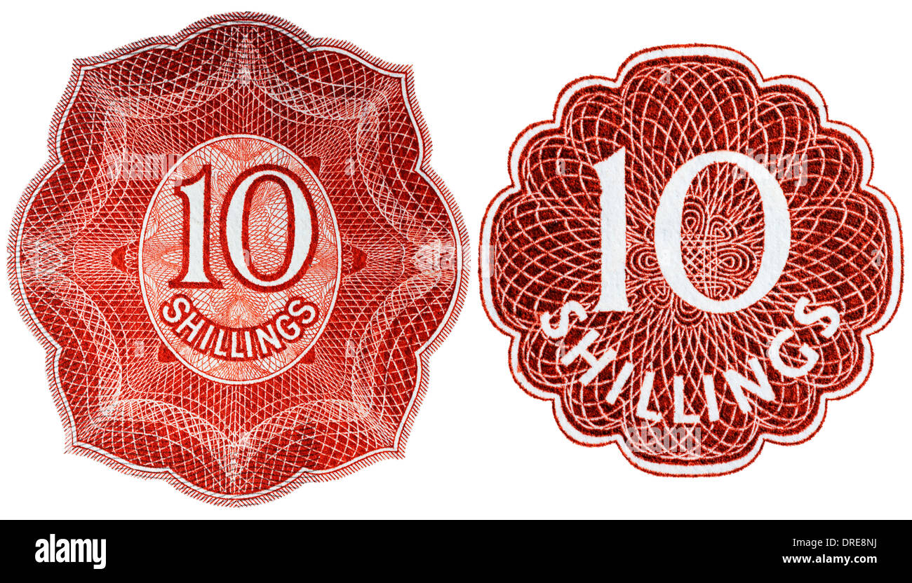 10 shilling banknotes hi-res stock photography and images - Alamy