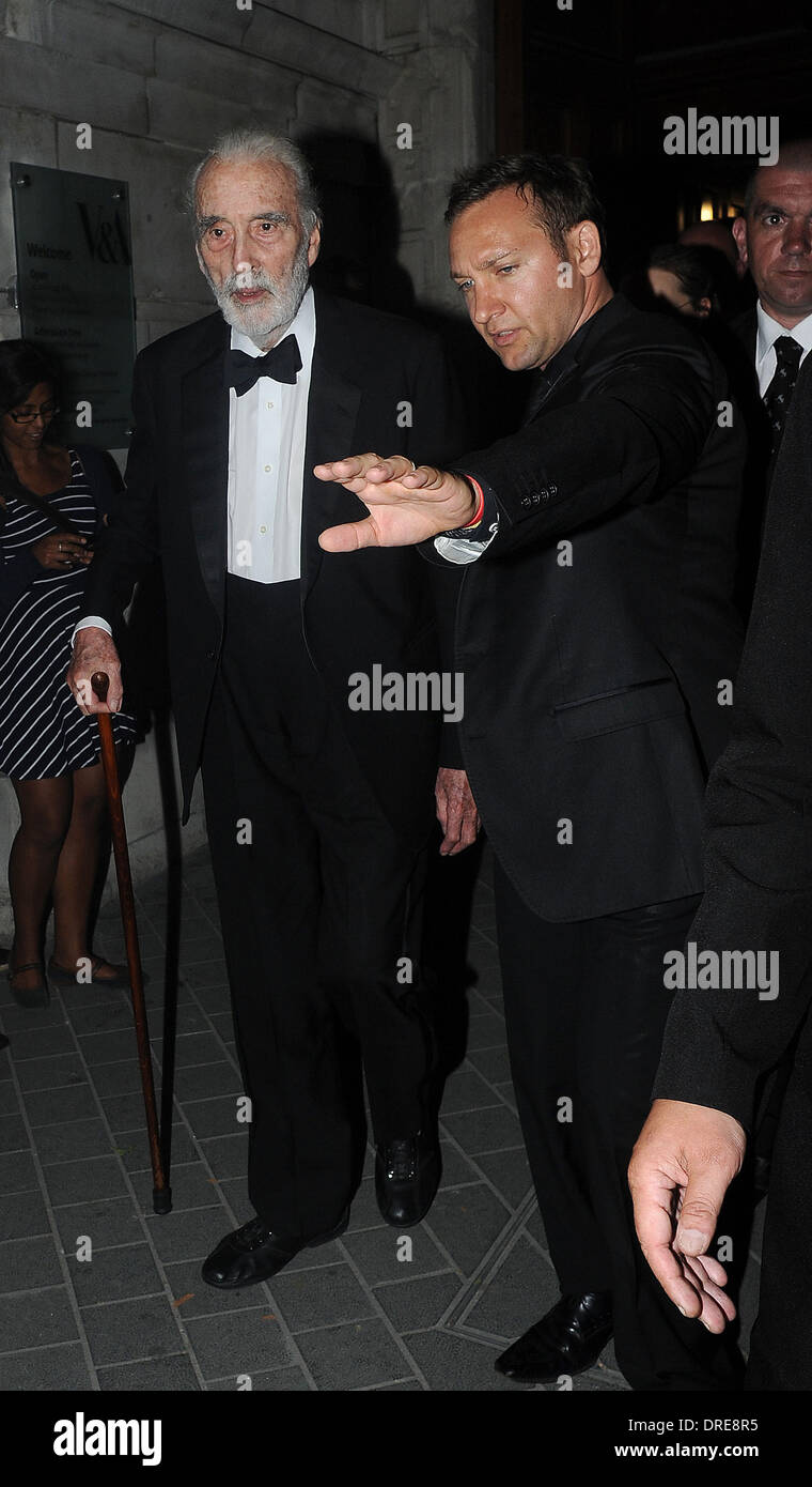 Sir Christopher Lee, at the Sports for Peace - Honouring and ...