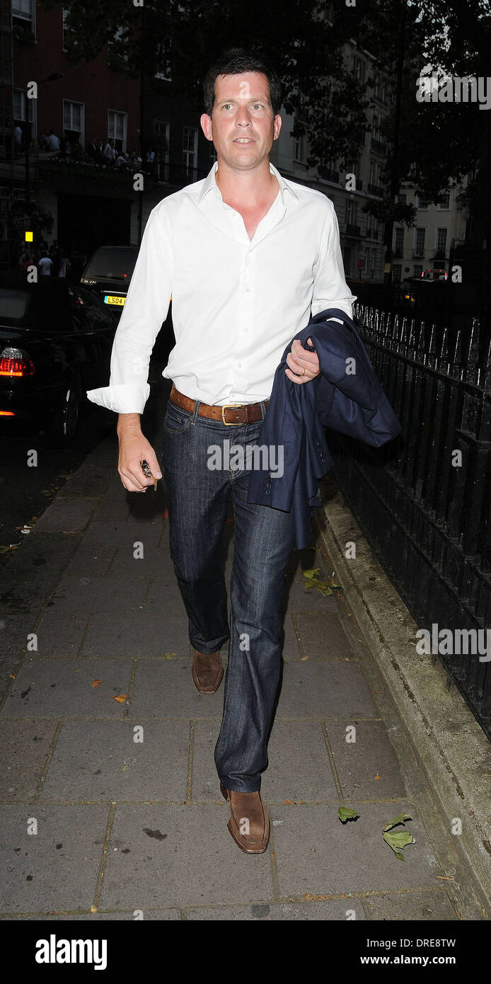 Tim Henman, at the launch of Hideaways House at Morton's Club London ...