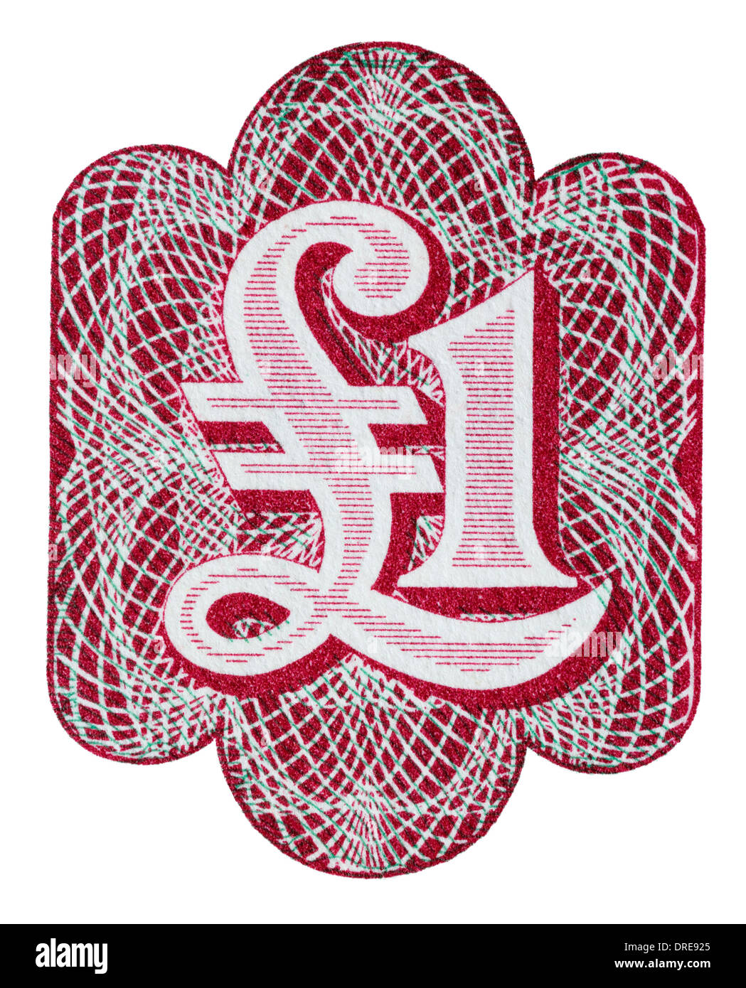 Number 1 from 1 Pound banknote, British Armed Forces, 1962 Stock Photo ...