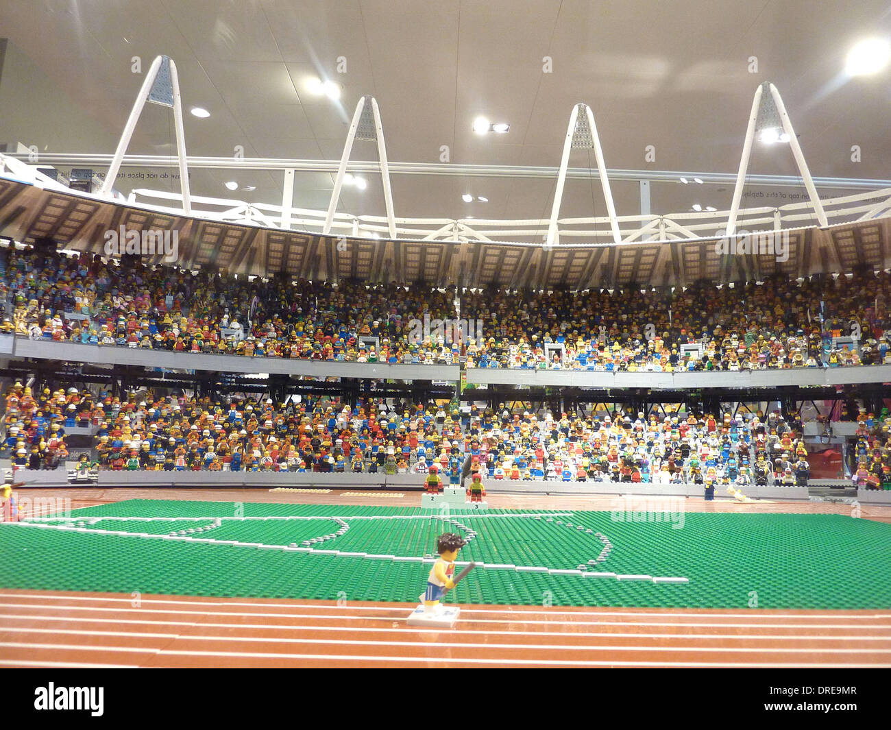 Lego Olympics Department store John Lewis are displaying a Lego model ...