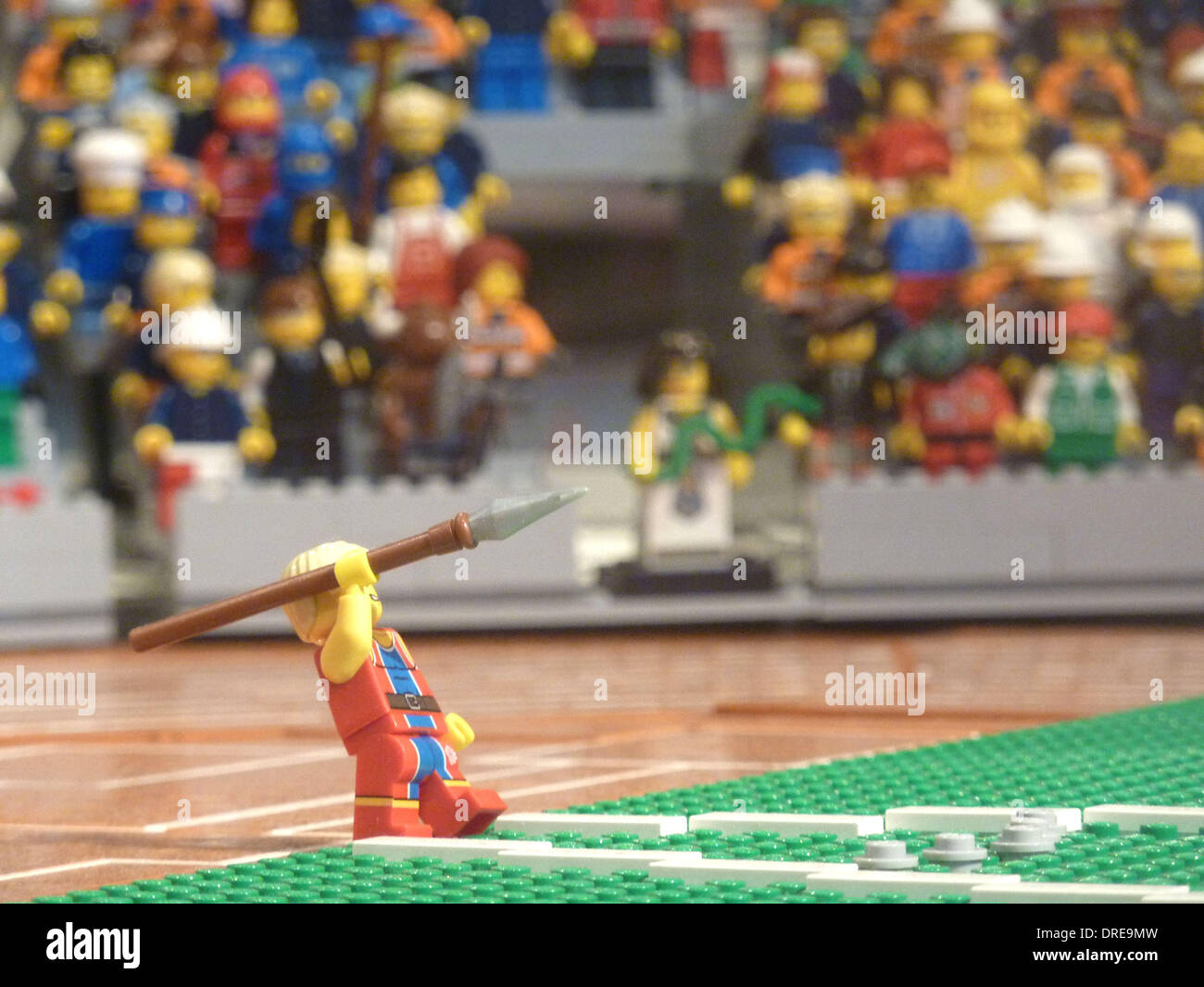 Lego Olympics Department store John Lewis are displaying a Lego model ...