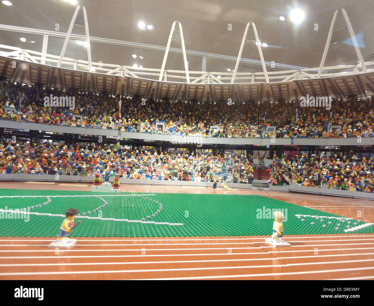 Lego Olympics Department store John Lewis are displaying a Lego model ...