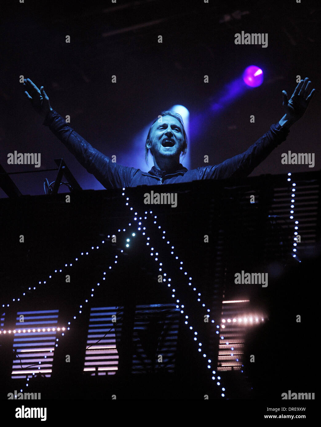 French DJ David Guetta performing live during the 37th Paleo Festival ...