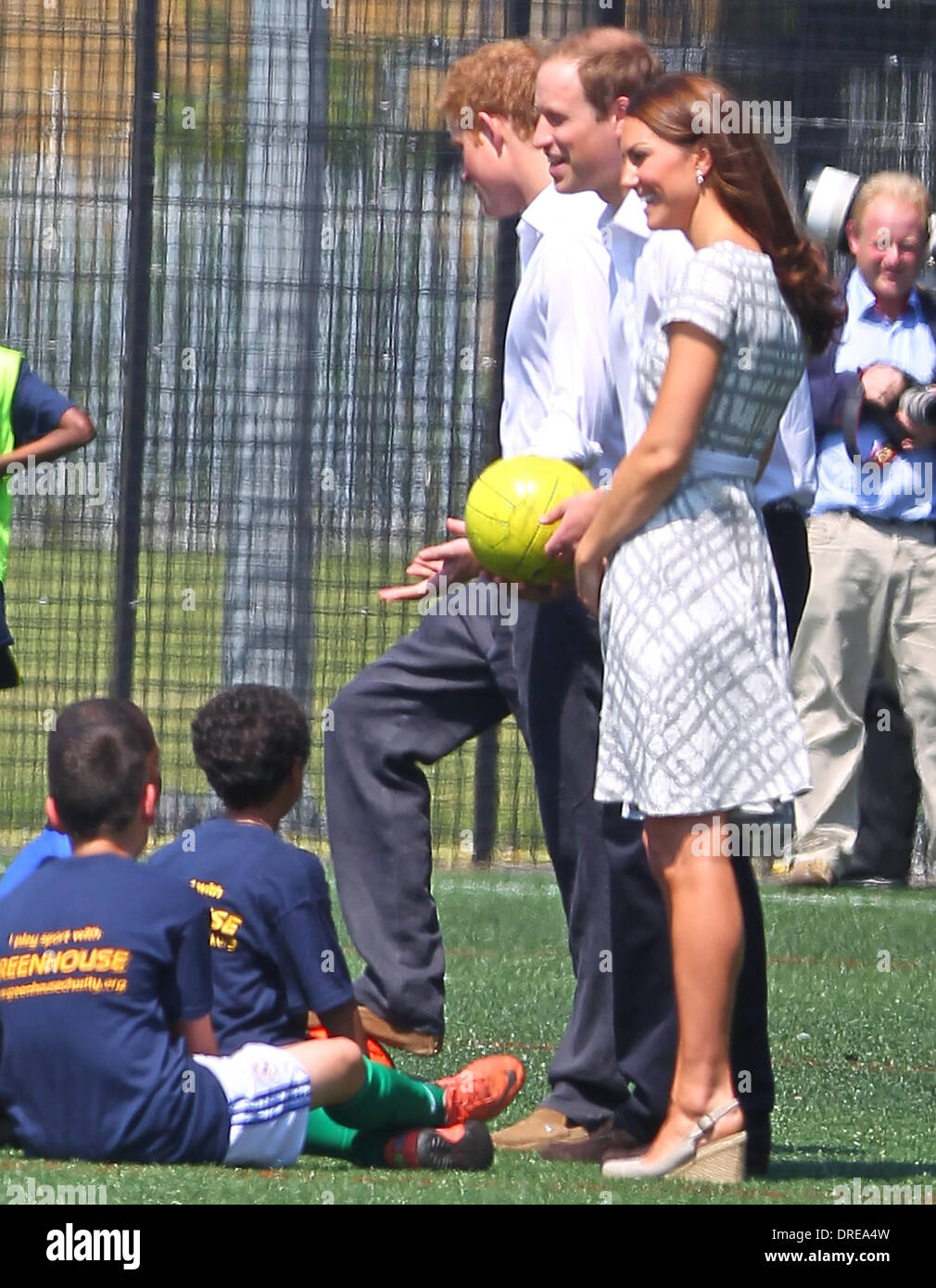 Prince Harry, Prince William and Catherine, Duchess of Cambridge, aka ...