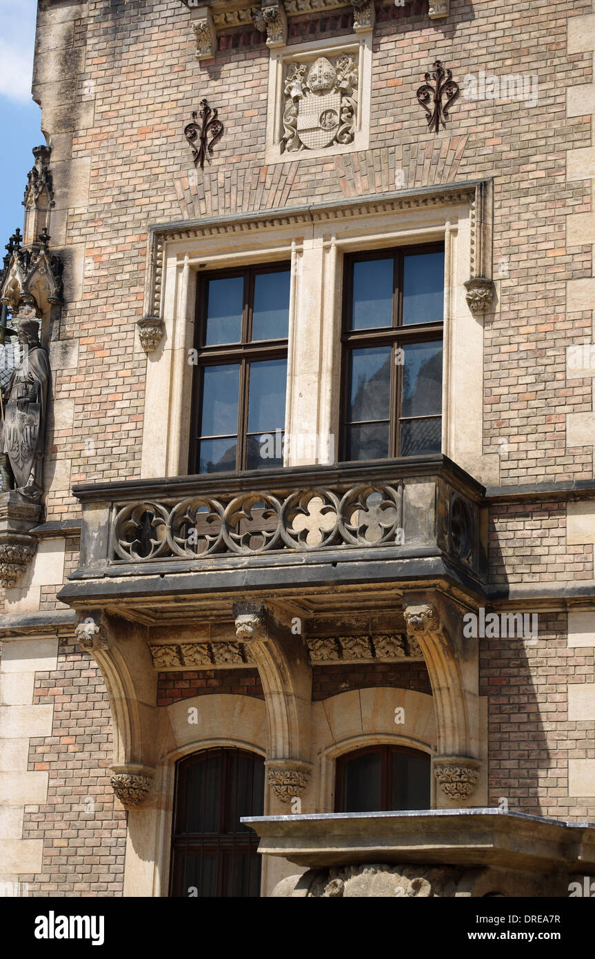 Balcony in the Old Town in Prague Stock Photo - Alamy