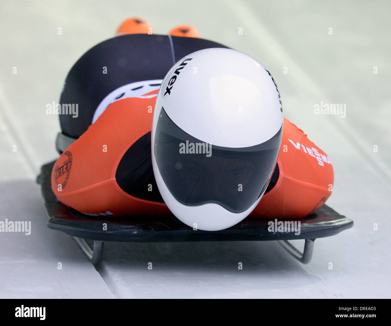 Berchtesgaden, Germany. 24th Jan, 2014. German skeleton pilot Sophia ...