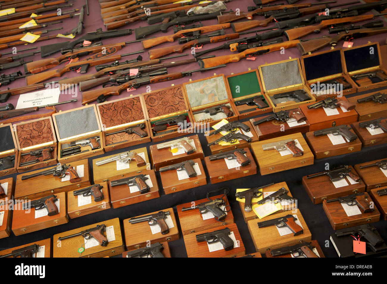 Confiscated guns hi-res stock photography and images - Alamy