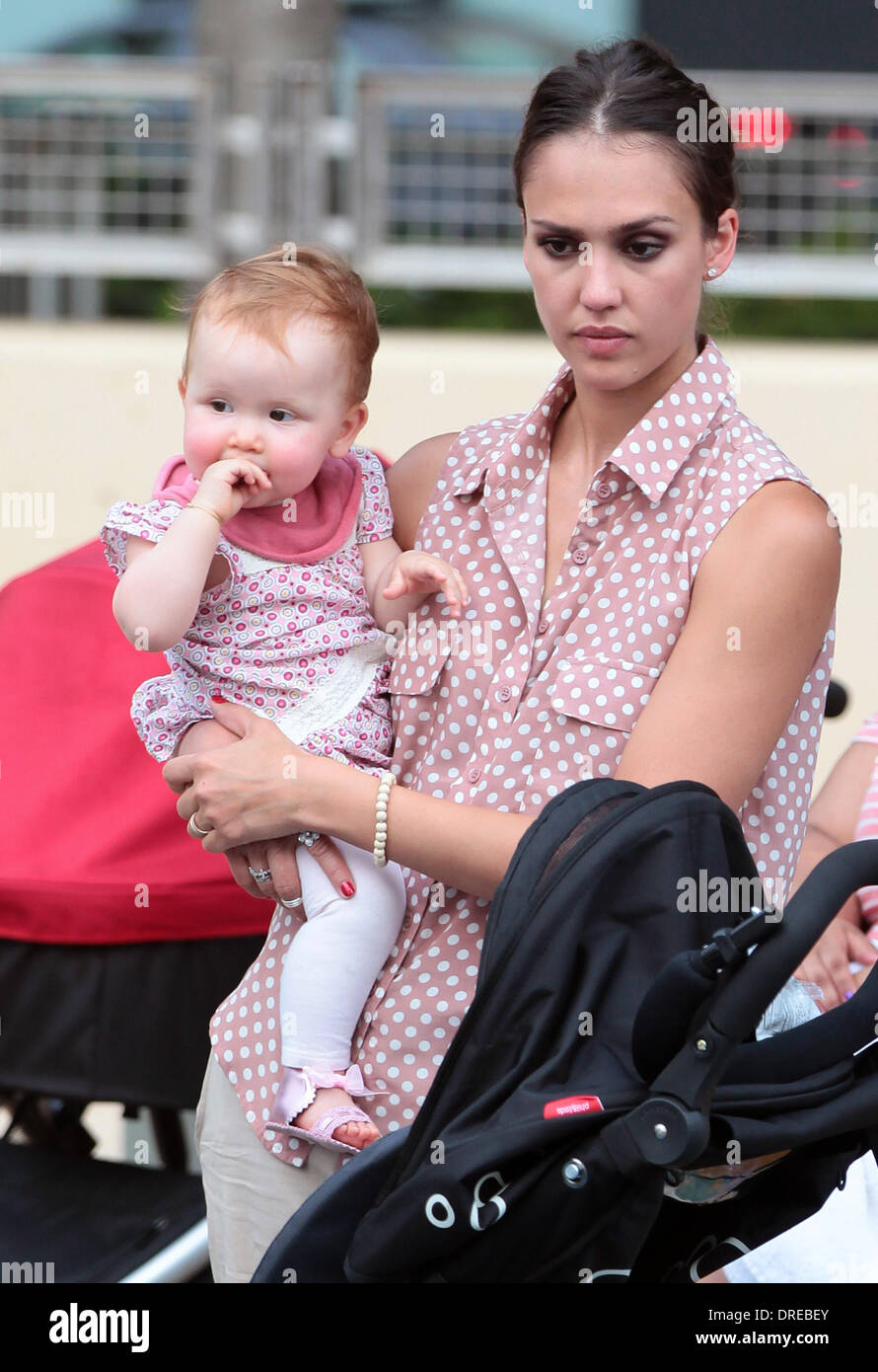 Jessica Alba and daughter Haven Warren out and about in New York New ...