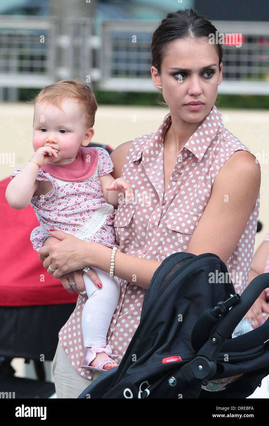 Jessica Alba and daughter Haven Warren out and about in New York New ...