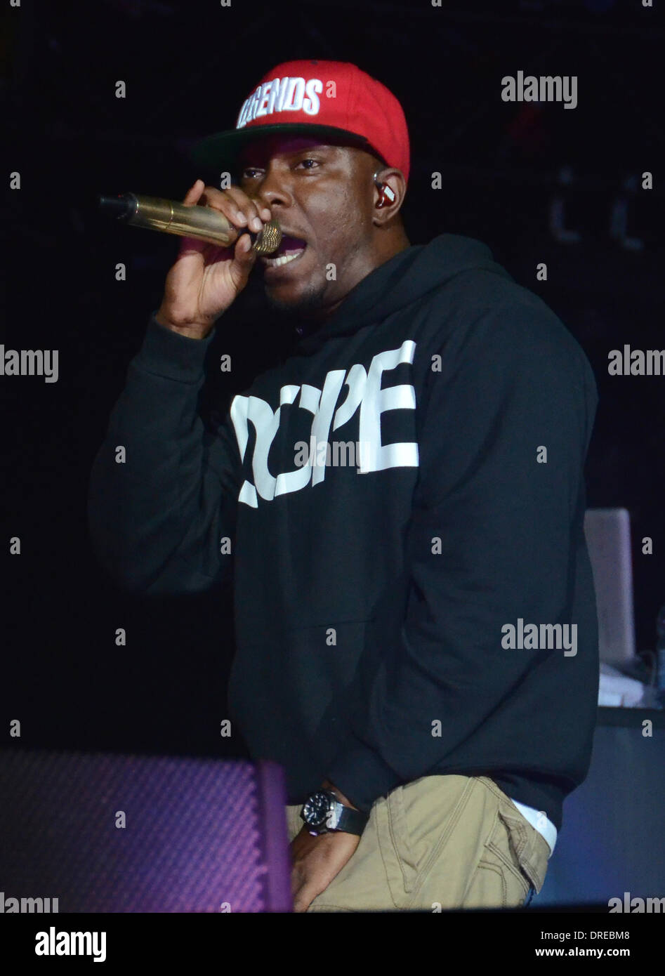 Dizzee Rascal Olympic Torch Relay Coca-Cola Concert Hyde Park, London ...