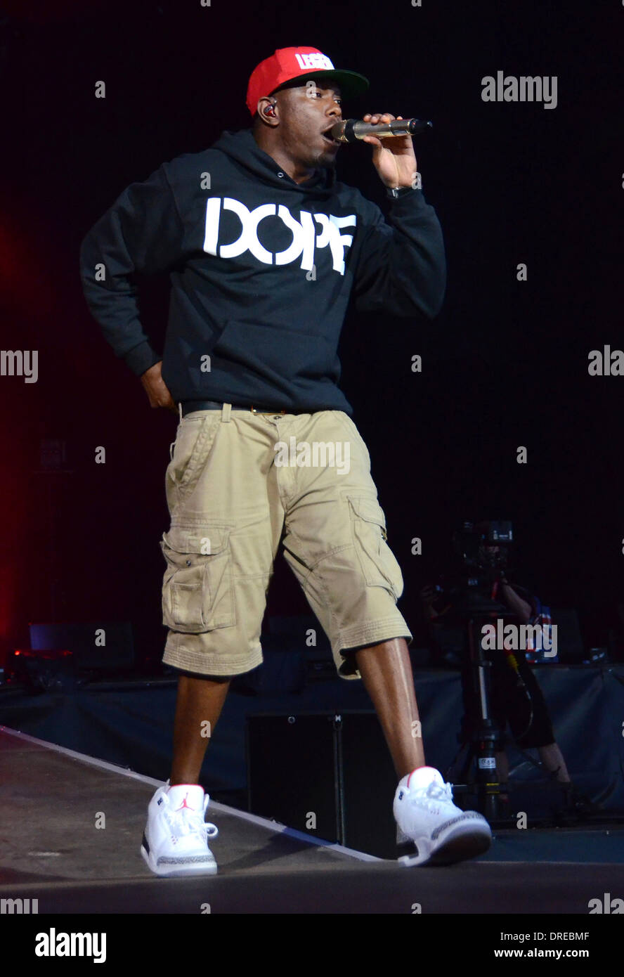 Dizzee Rascal Olympic Torch Relay Coca-Cola Concert Hyde Park, London ...