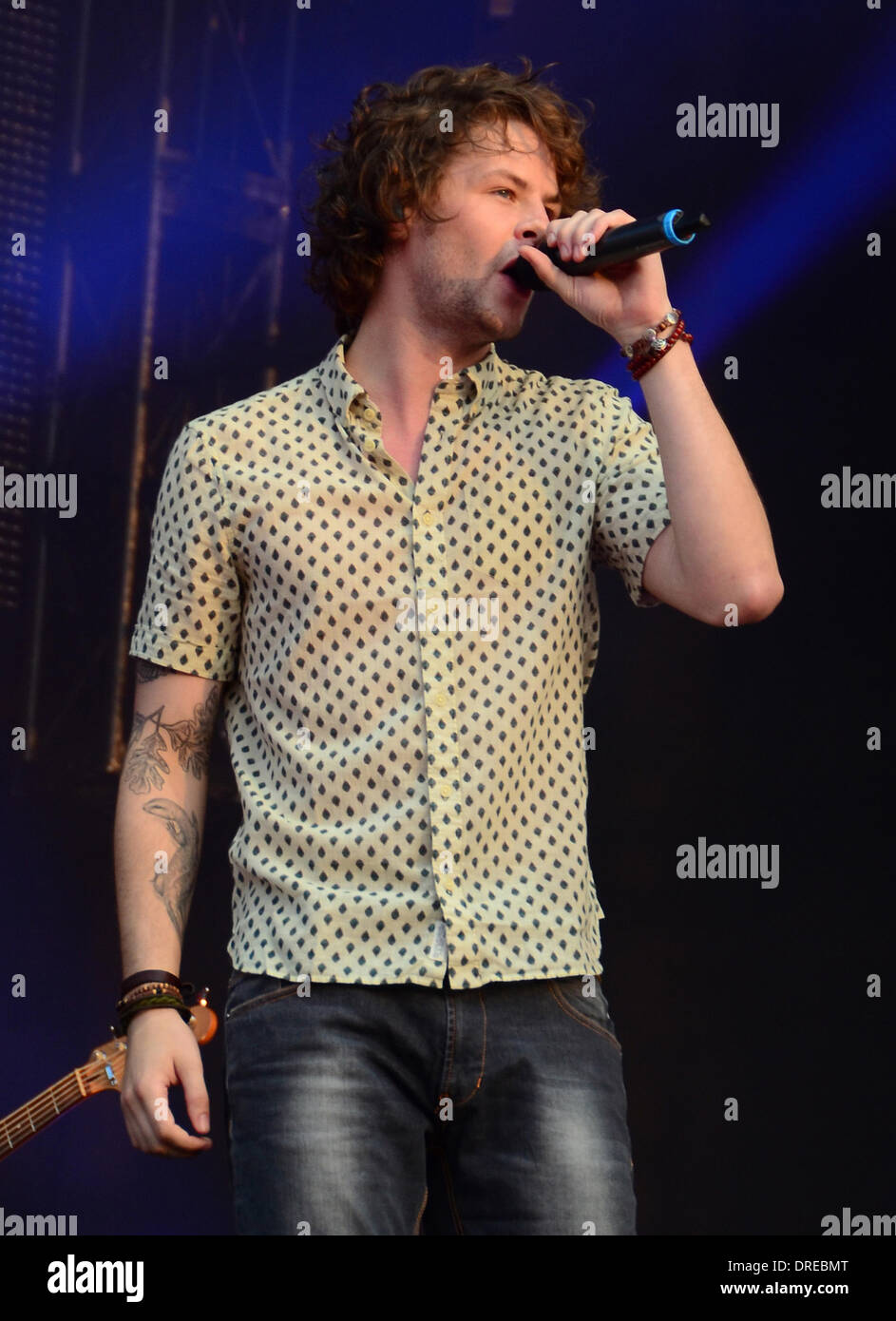 Jay McGuiness of The Wanted Olympic Torch Relay Coca-Cola Concert Hyde ...