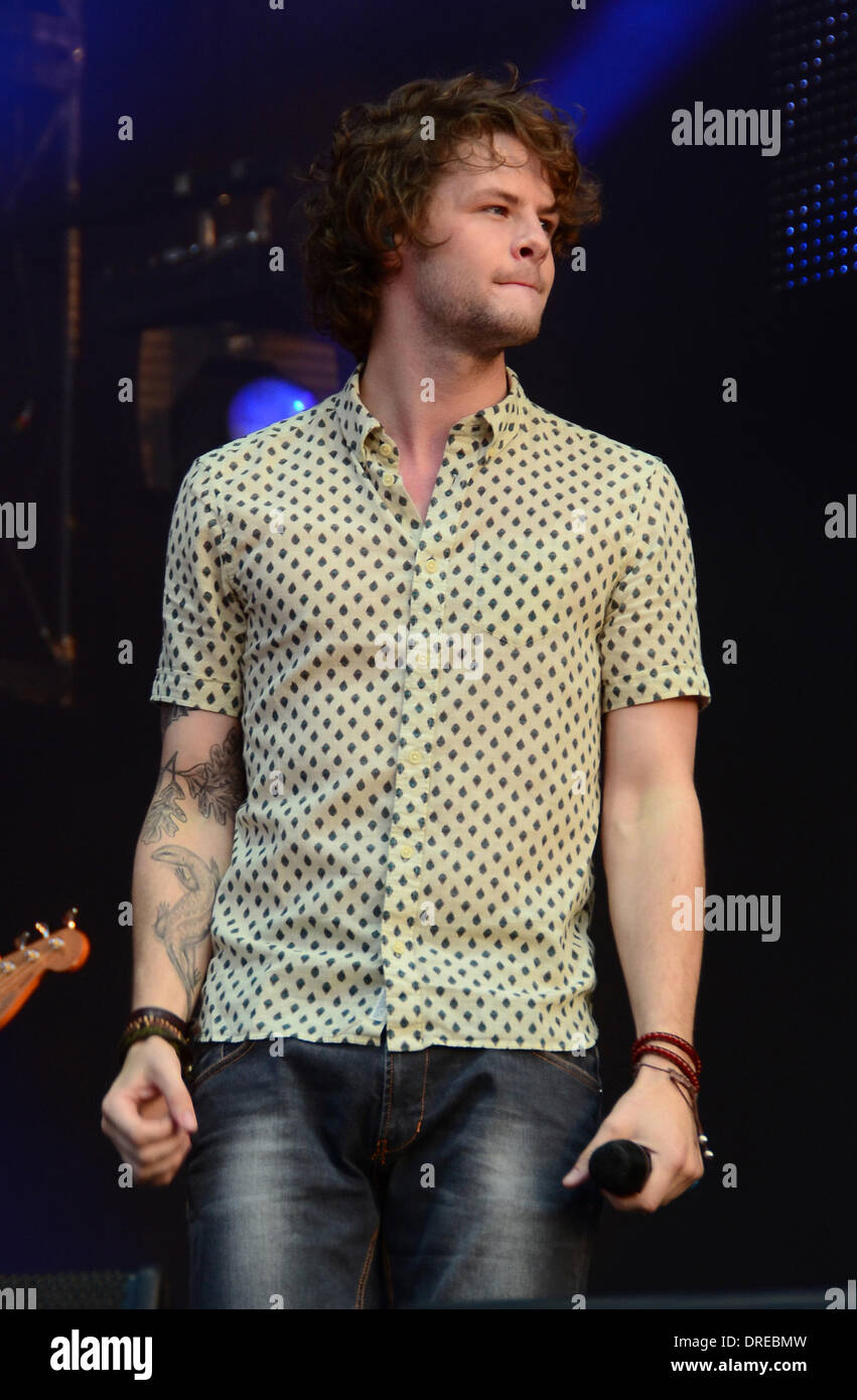 Jay McGuiness of The Wanted Olympic Torch Relay Coca-Cola Concert Hyde ...
