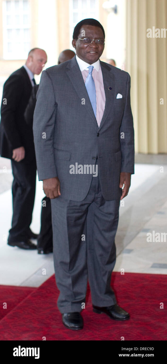 First Gentleman of Malawi Richard Banda Queen Elizabeth II hosts a ...