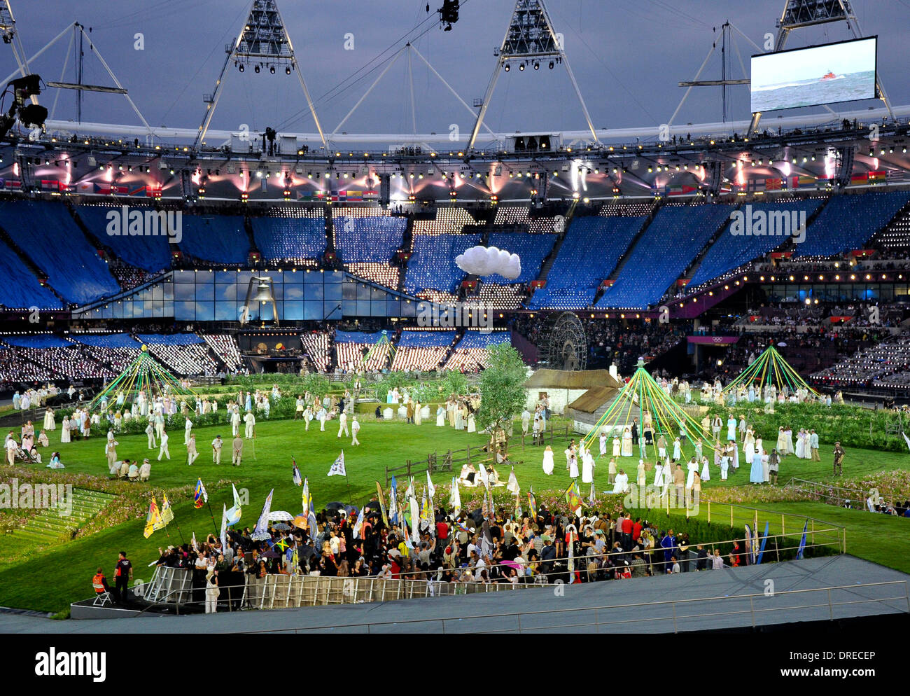 Atmosphere The Opening Ceremony of the London 2012 Olympic Games at the ...