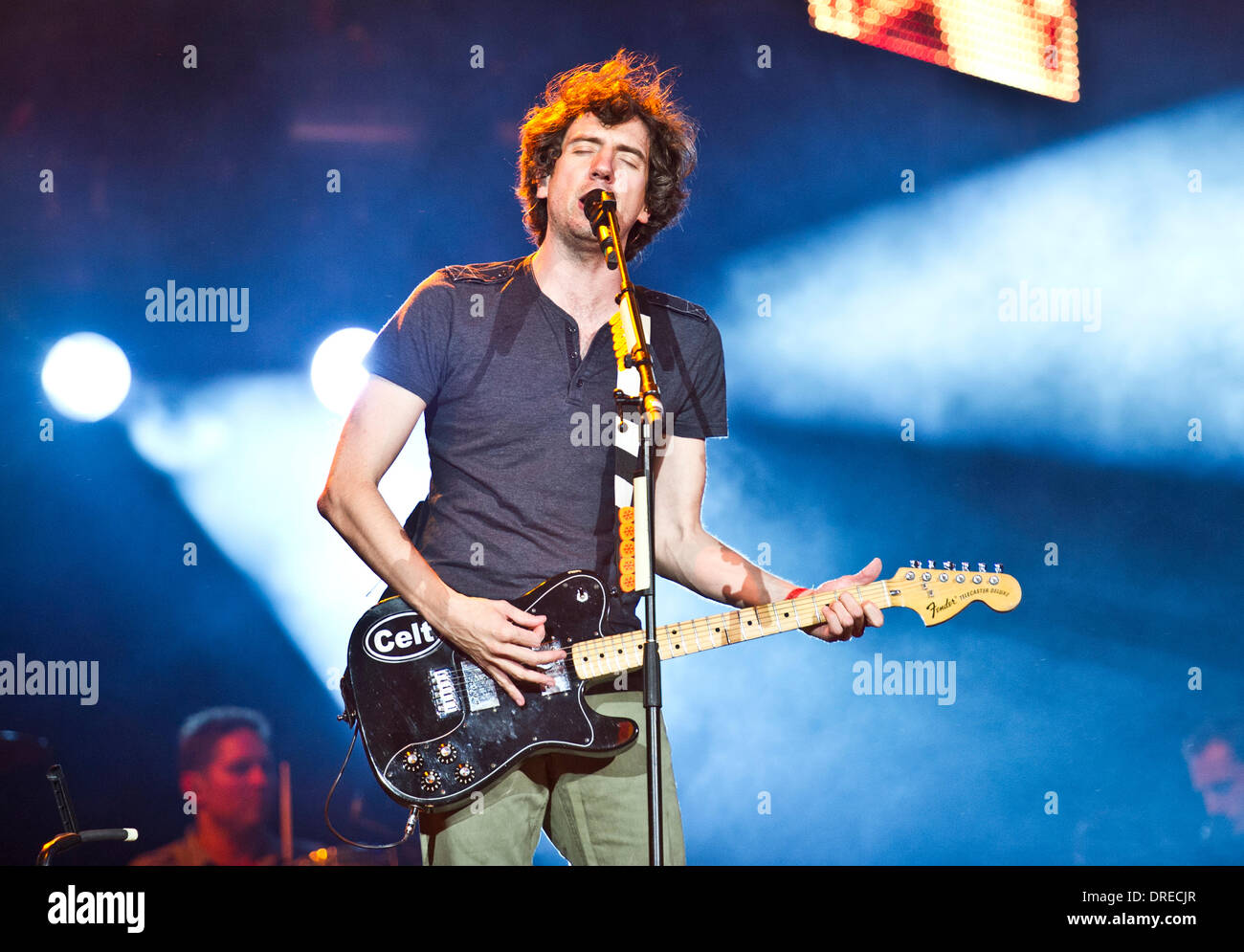 Snow Patrol perform during the 2012 BT London Live Concert in Hyde Park ...
