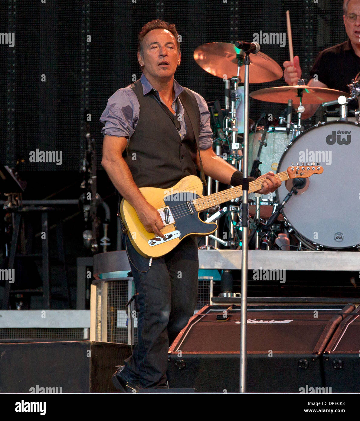 Bruce Springsteen performing at Ullevi Stadium in Gothenburg Gothenburg ...