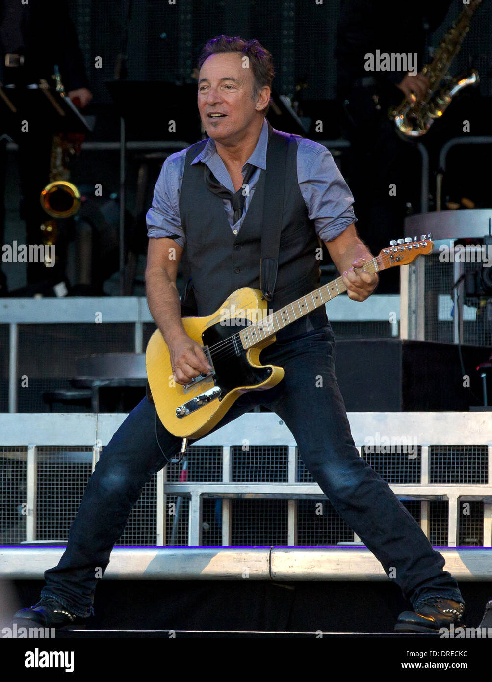 Bruce Springsteen performing at Ullevi Stadium in Gothenburg Gothenburg ...