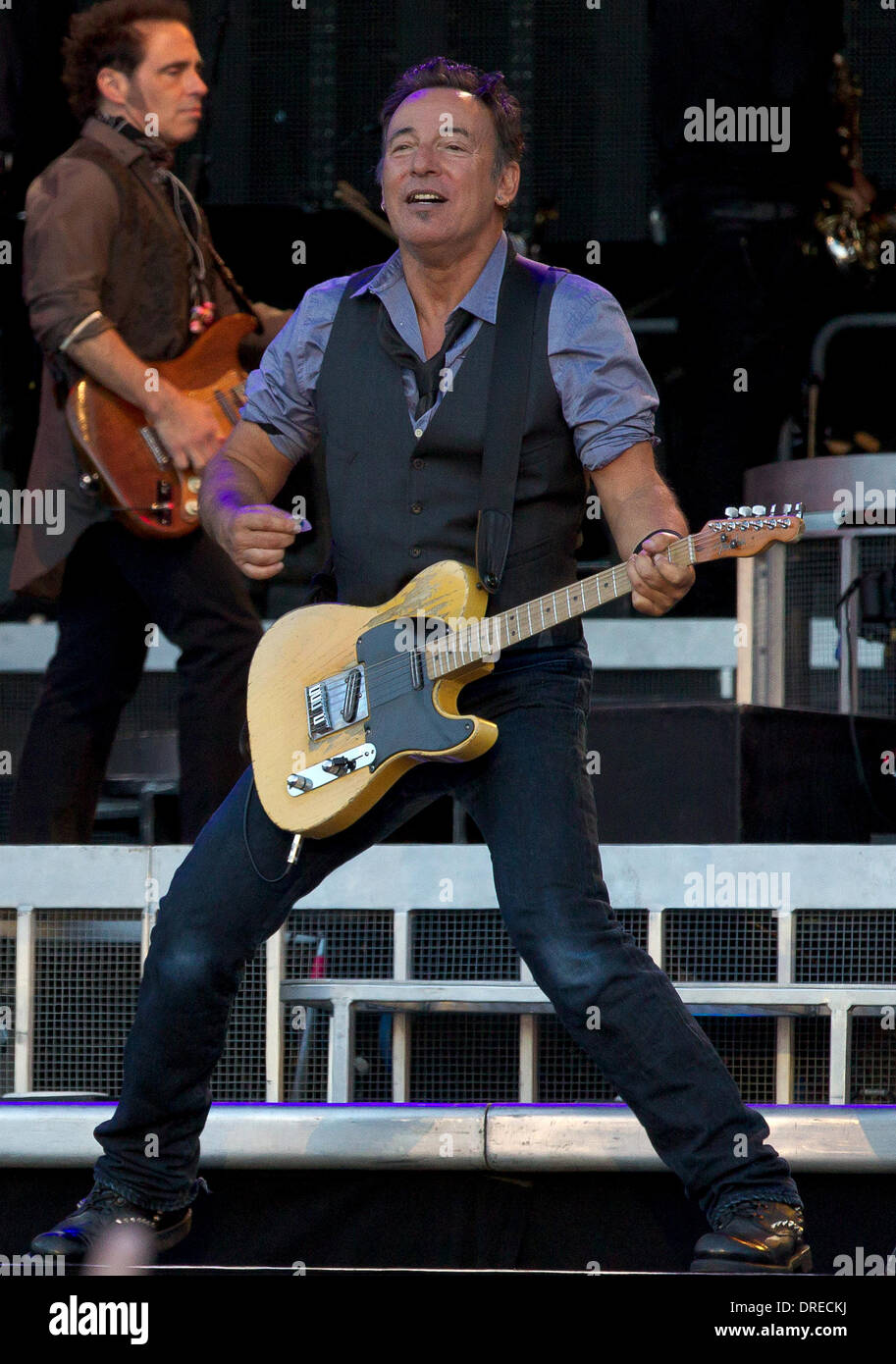 Bruce Springsteen performing at Ullevi Stadium in Gothenburg Gothenburg ...
