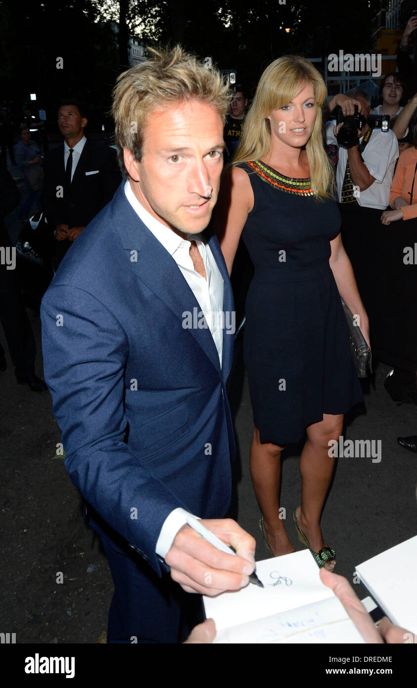 Ben Fogle and Marina Fogle attending the private opening of OMEGA House ...