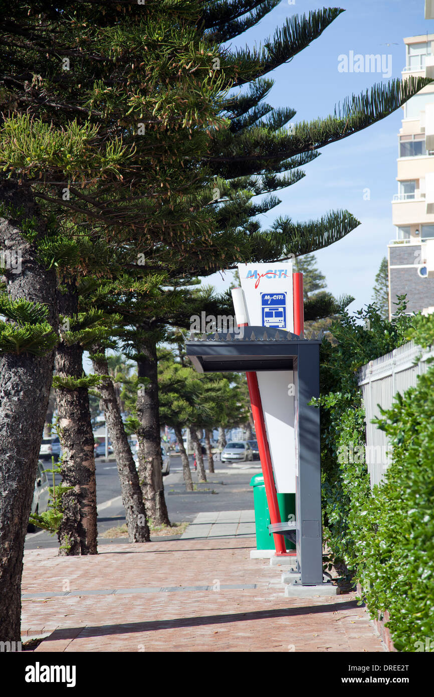 MyCiti Bus stop in sea Point - Cape Town - South Africa Stock Photo - Alamy
