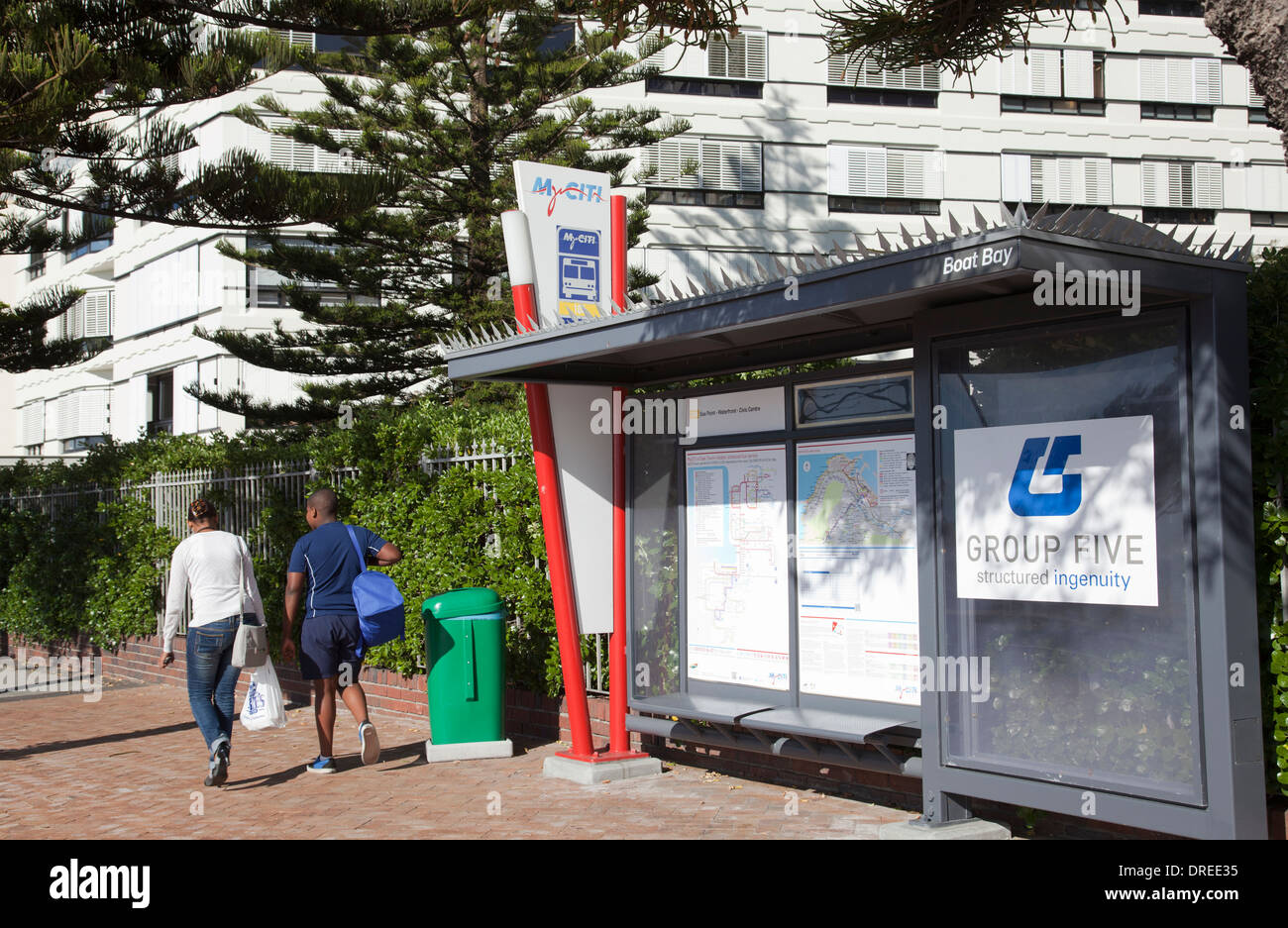 MyCiti Busstop in sea Point - Cape Town - South Africa Stock Photo - Alamy