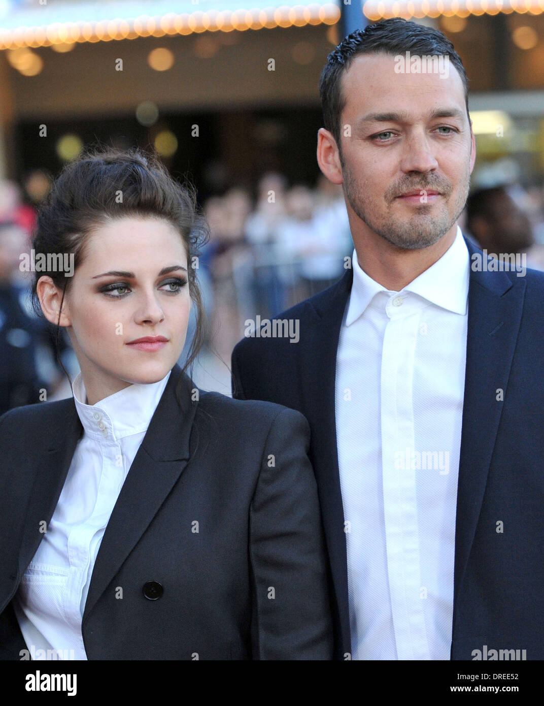 Kristen Stewart and Rupert Sanders attend a screening of 'Snow White ...