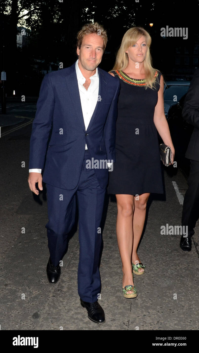 Ben Fogle and Marina Fogle attending the private opening of OMEGA House ...