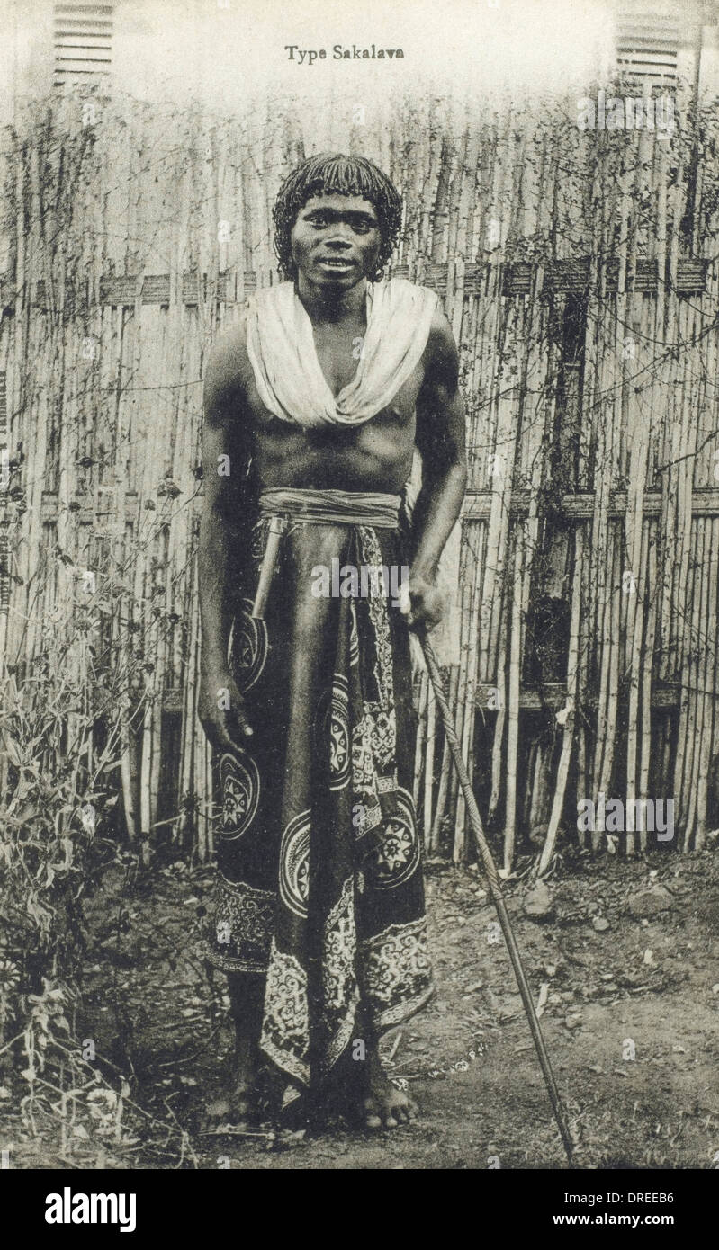 Madagascar - Tribesman from the Sakalava Tribe Stock Photo - Alamy