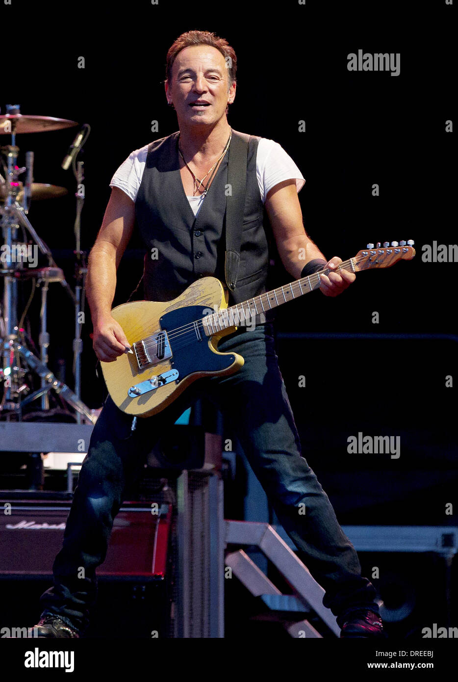 Bruce Springsteen performing at Ullevi Stadium in Gothenburg Gothenburg ...