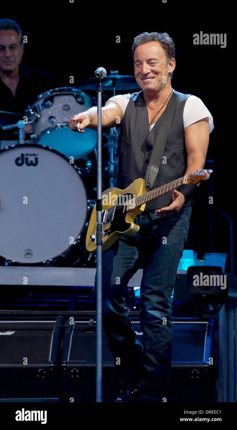 Bruce Springsteen performing at Ullevi Stadium in Gothenburg Gothenburg ...