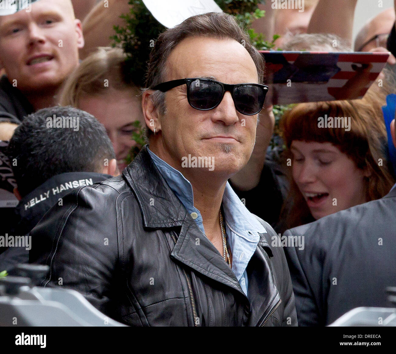 Bruce Springsteen outside Ullevi Stadium ahead of performing in ...