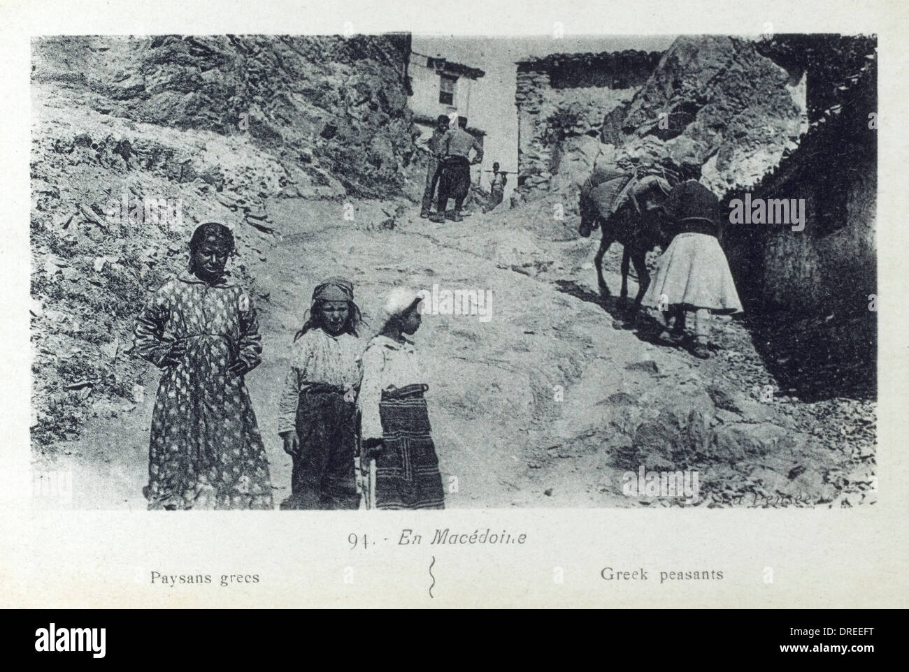 Greek peasants in Macedonia Stock Photo - Alamy