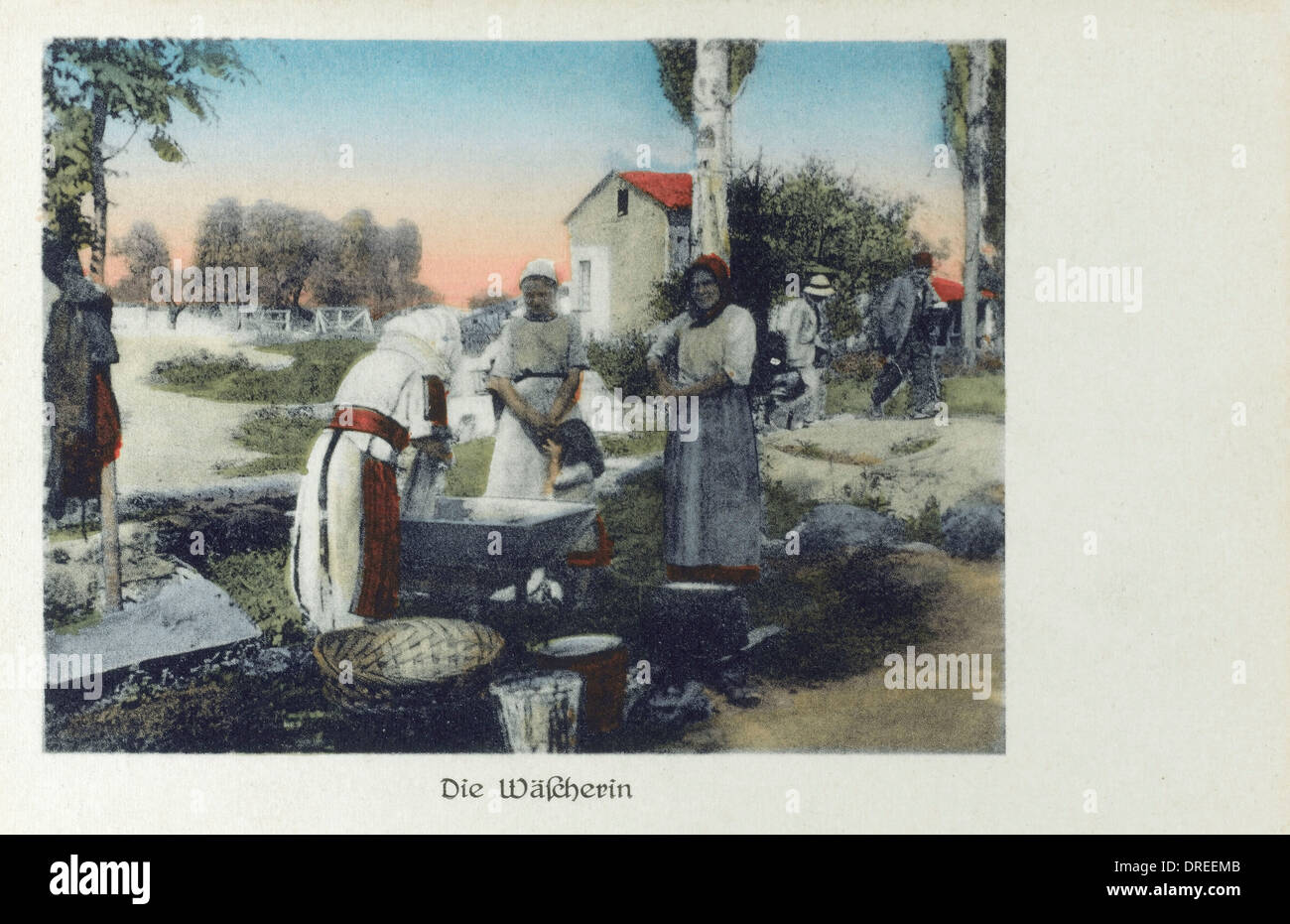 Washerwomen in the dunes or friends hi-res stock photography and images ...