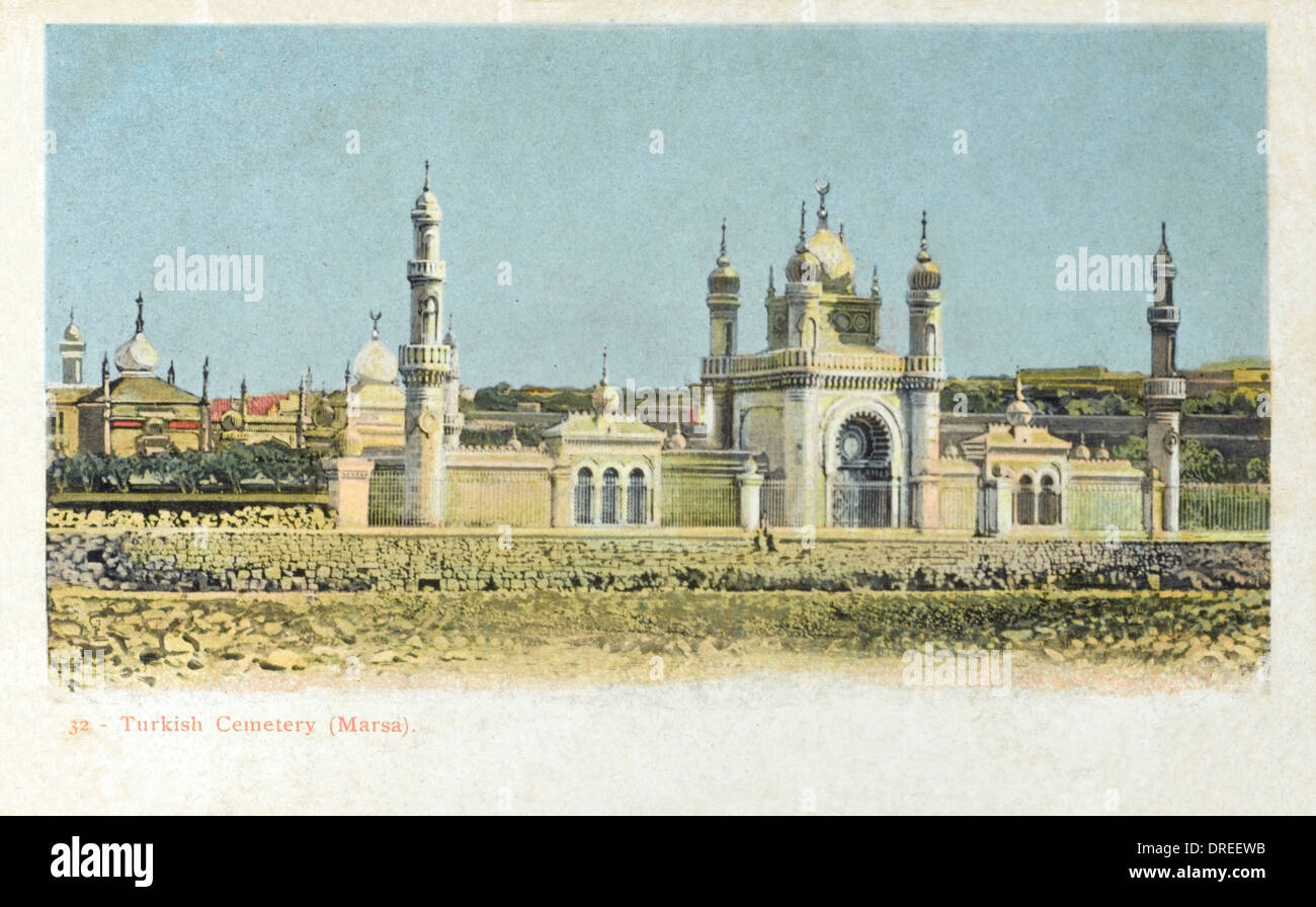 Turkish Cemetery, Malta Stock Photo - Alamy