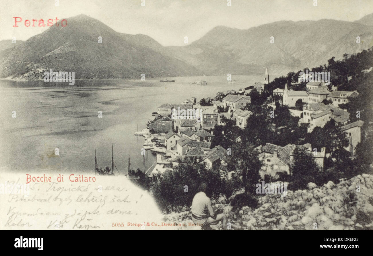 Montenegro - Kotor (Cattaro) - Panorama Stock Photo - Alamy