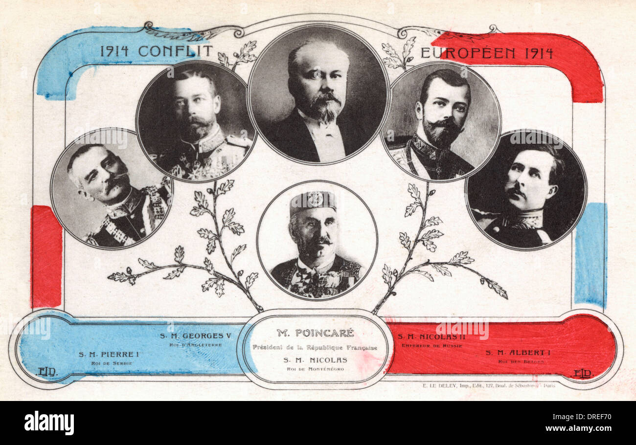 World War One Allies Stock Photo - Alamy