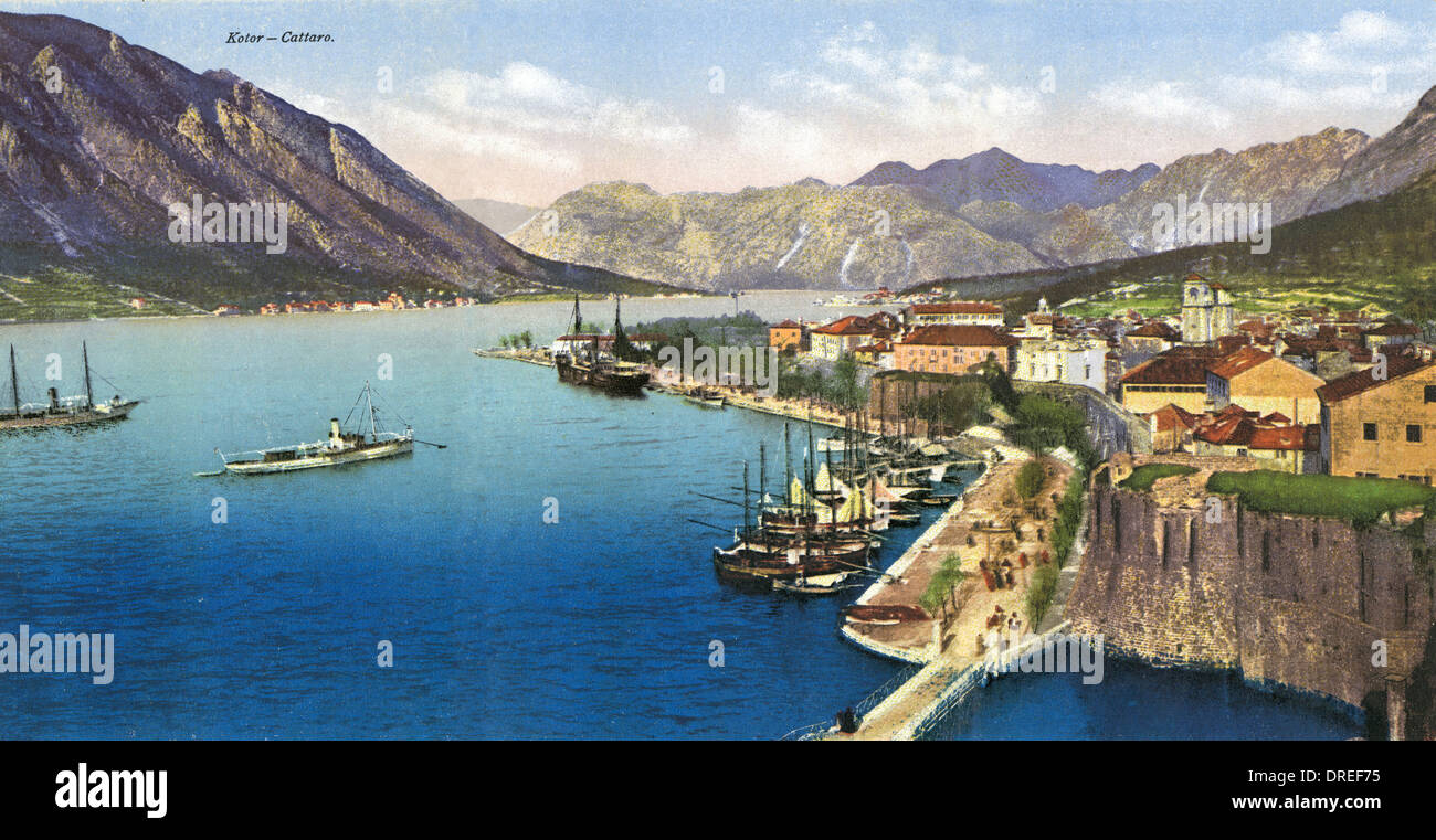 Montenegro - Kotor (Cattaro) - Panorama Stock Photo - Alamy