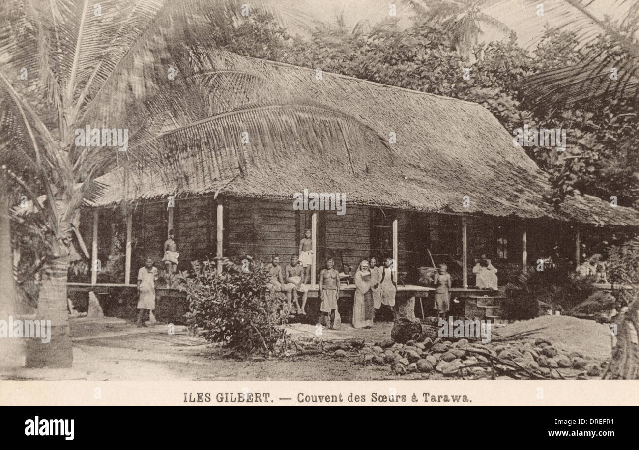 Mission on The Gilbert Islands (5/9 Stock Photo - Alamy