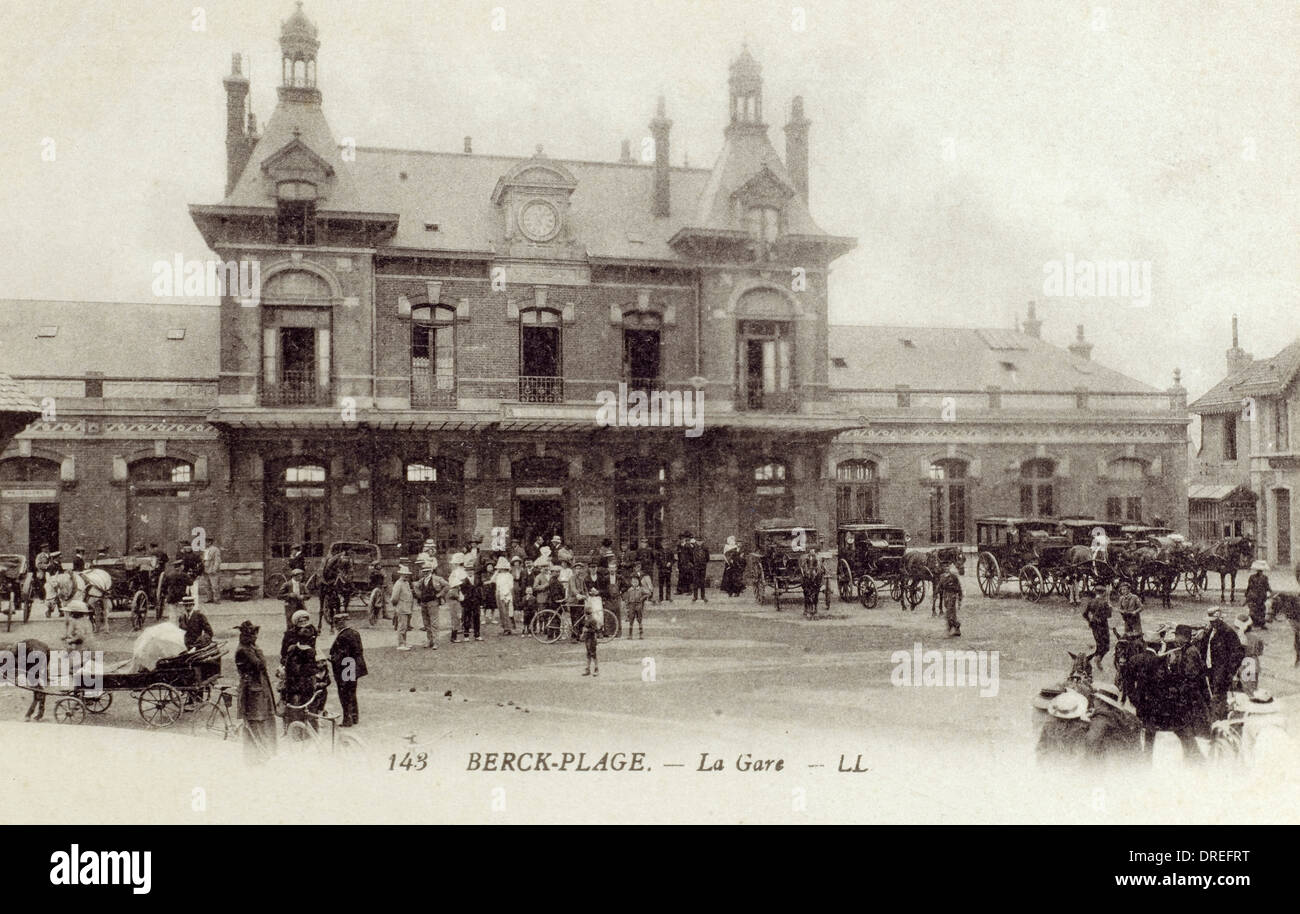 The Station at Berck-Plage, France Stock Photo - Alamy