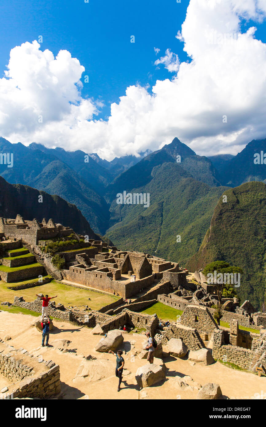 Mysterious city - Machu Picchu, Peru,South America. The Incan ruins and ...