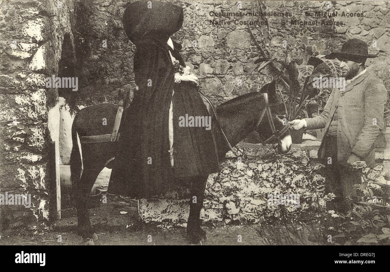 Traditional Costume - The Azores Stock Photo - Alamy