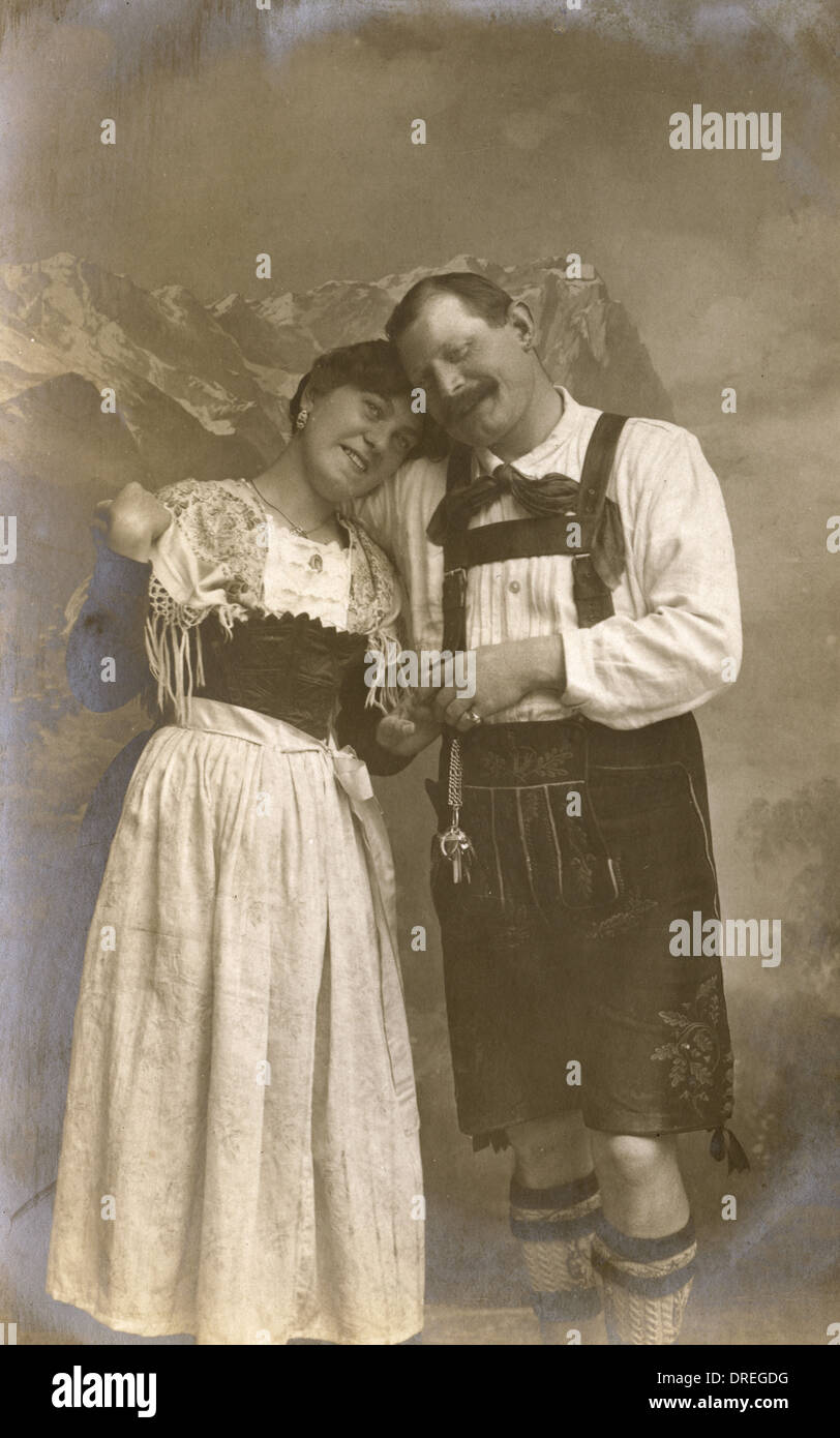 Traditional austrian costume hi-res stock photography and images - Alamy