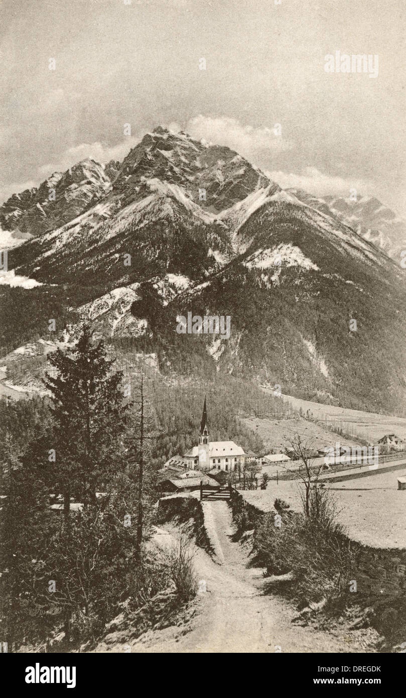 Austrian Alpine Scene - Stubaital Stock Photo - Alamy