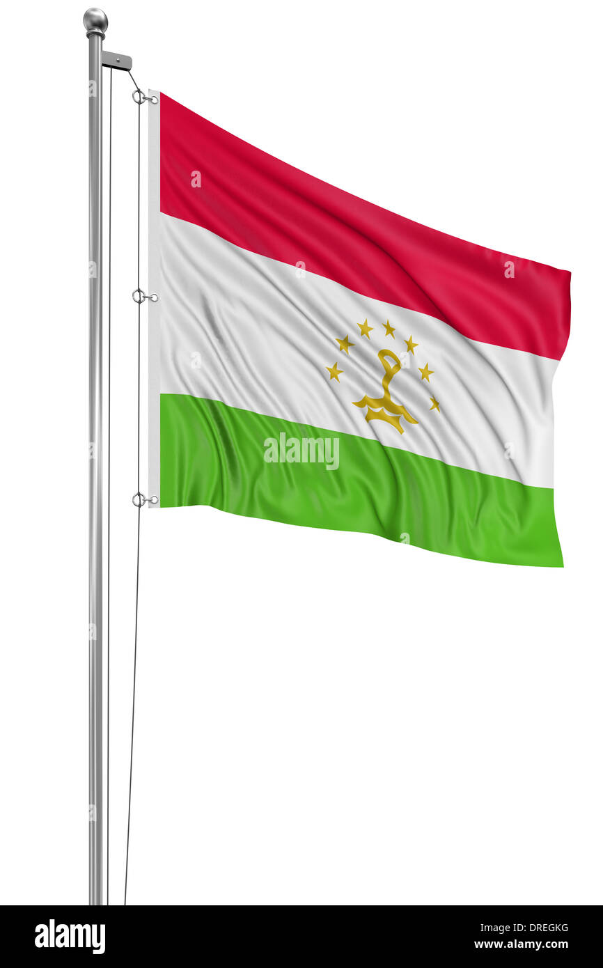 3D Tadjik flag Stock Photo - Alamy